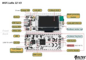 WiFi LoRa 32(V3), ESP32S3 + SX1262 LoRa Node, Meshtastic and LoRaWAN ...
