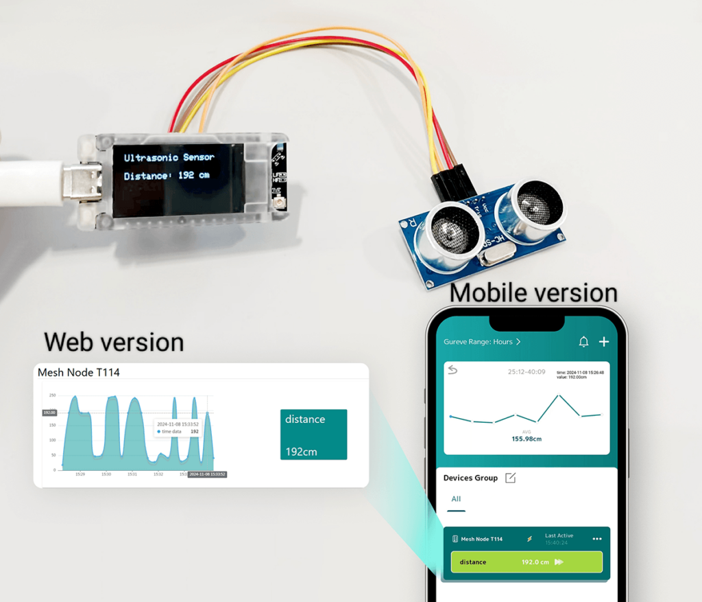 Mesh Node T114 (Rev. 2.0), nRF52840 + SX1262 LoRa Node +GPS, Meshtastic ...
